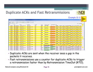Network analysis Using Wireshark Lesson 12 - bandwidth and delay issues | PDF
