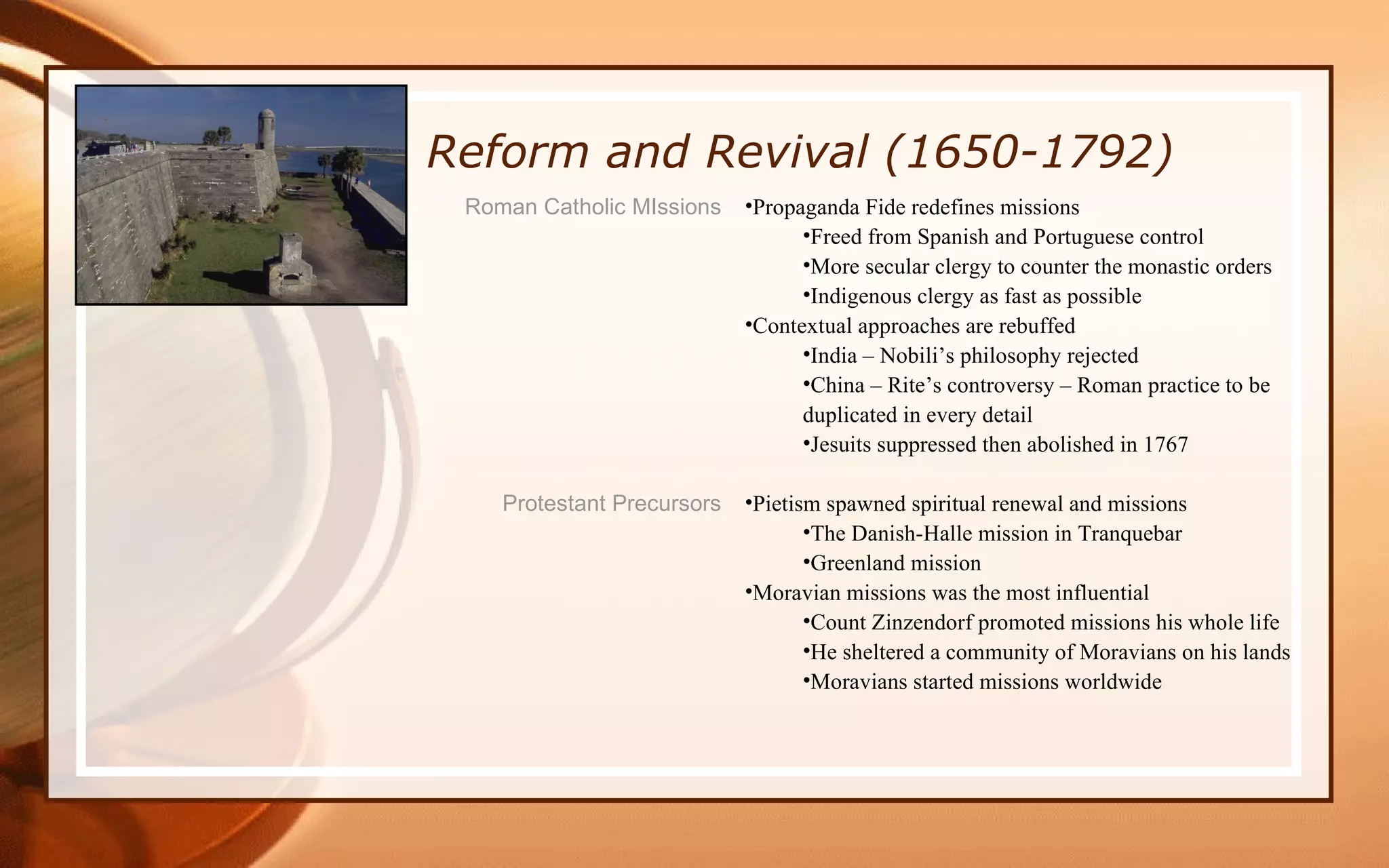 Ch.12 medieval and renaissance missions | PPT