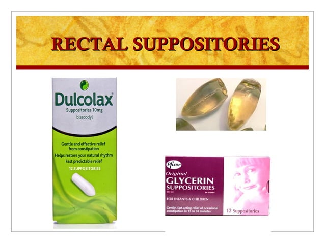 Ch 12 Suppositories Ppt