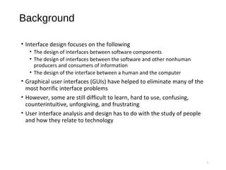 Chapter 12 user interface design | PPT
