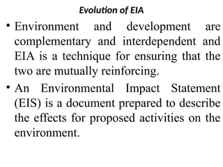 environmental impact assessment of water | PPTX