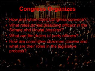 Ch. 12 Congress In Action | PPT