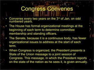Ch. 12 Congress In Action | PPT