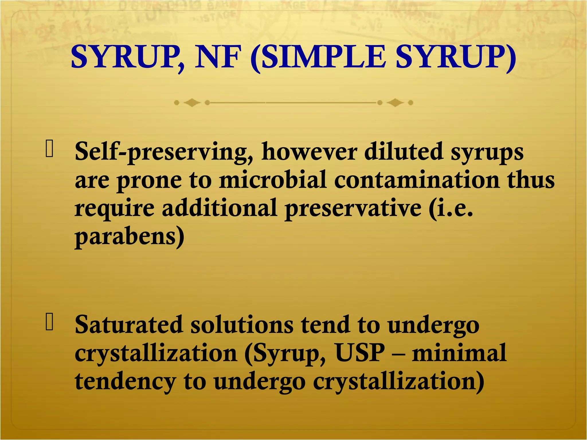 Ch.13 part 2 syrups, elixirs, spirits | PPT