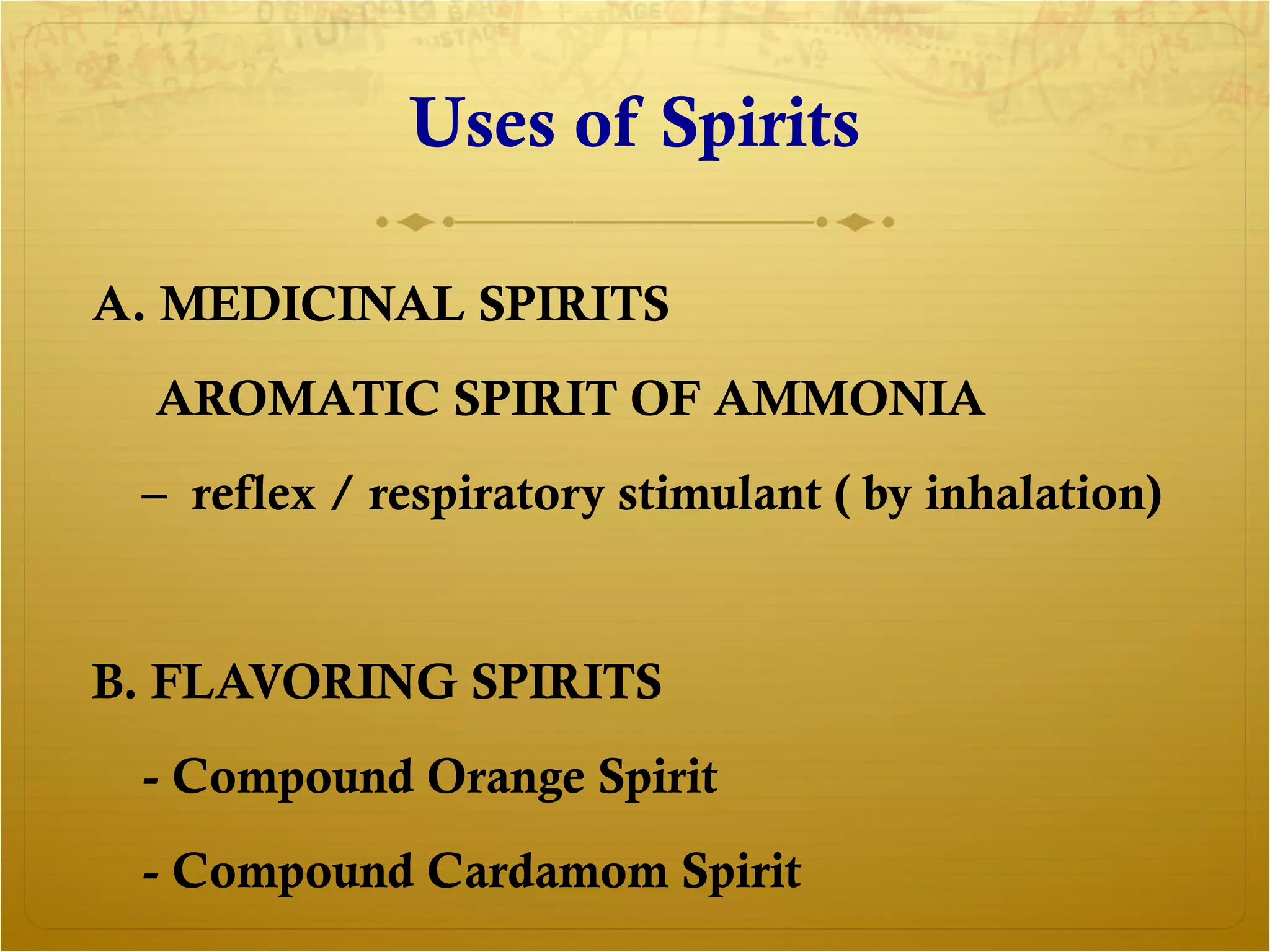 Ch.13 part 2 syrups, elixirs, spirits | PPT