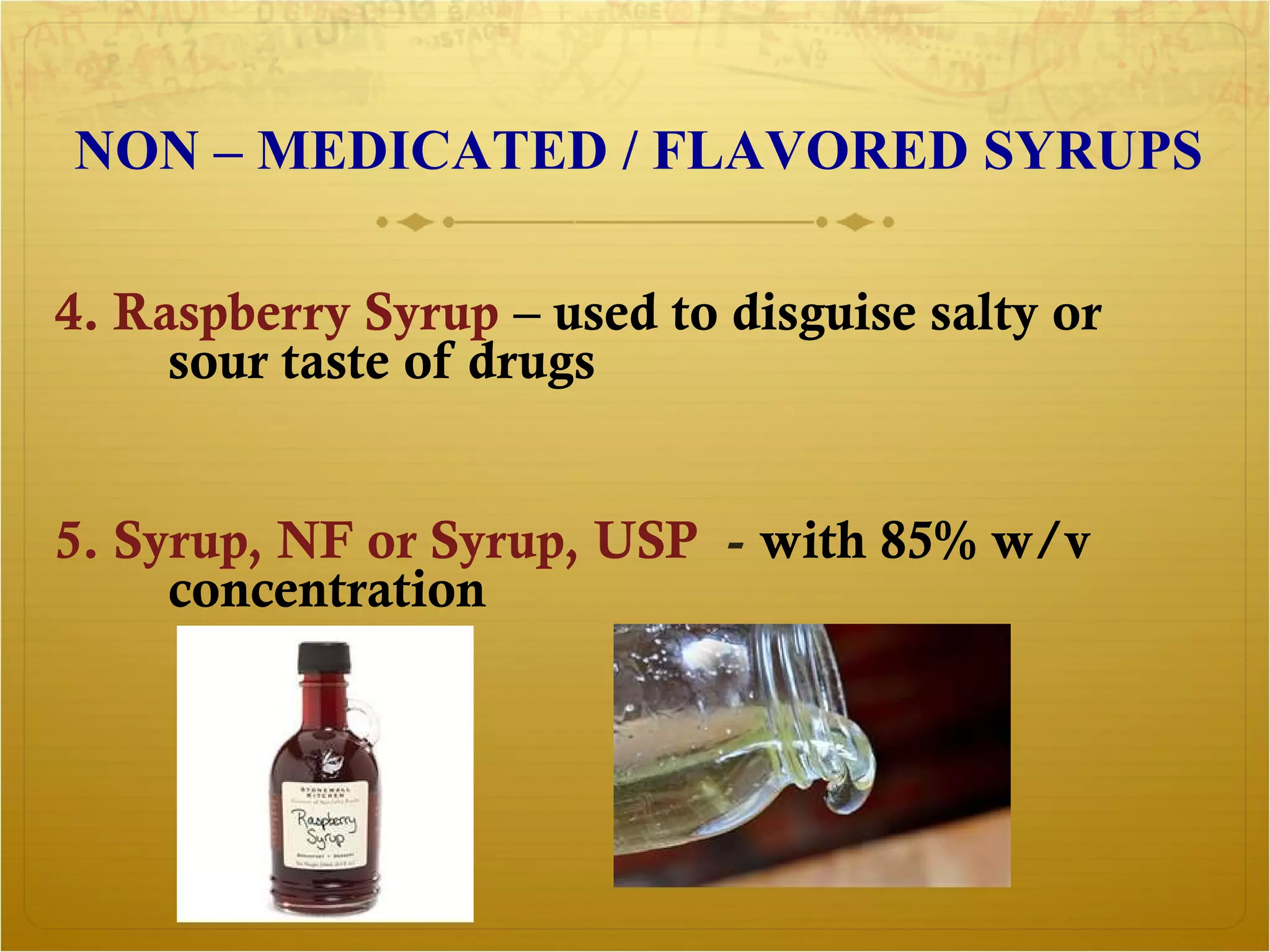 Ch.13 part 2 syrups, elixirs, spirits | PPT
