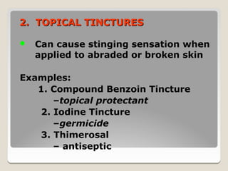 Ch.13 part 5 tinctures, extracts | PPT