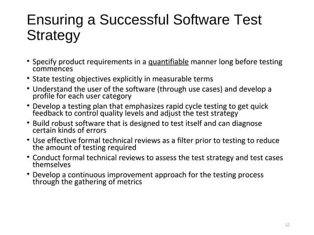 Chapter 13 software testing strategies | PPT Chapter 13 software testing strategies | PPT