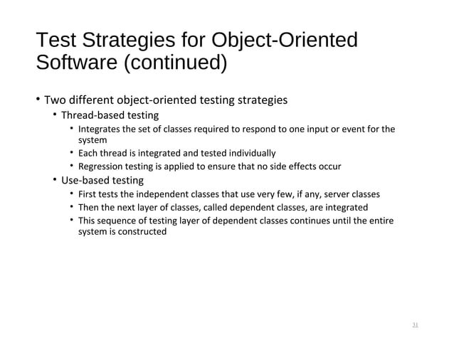 Chapter 13 Software Testing Strategies Ppt