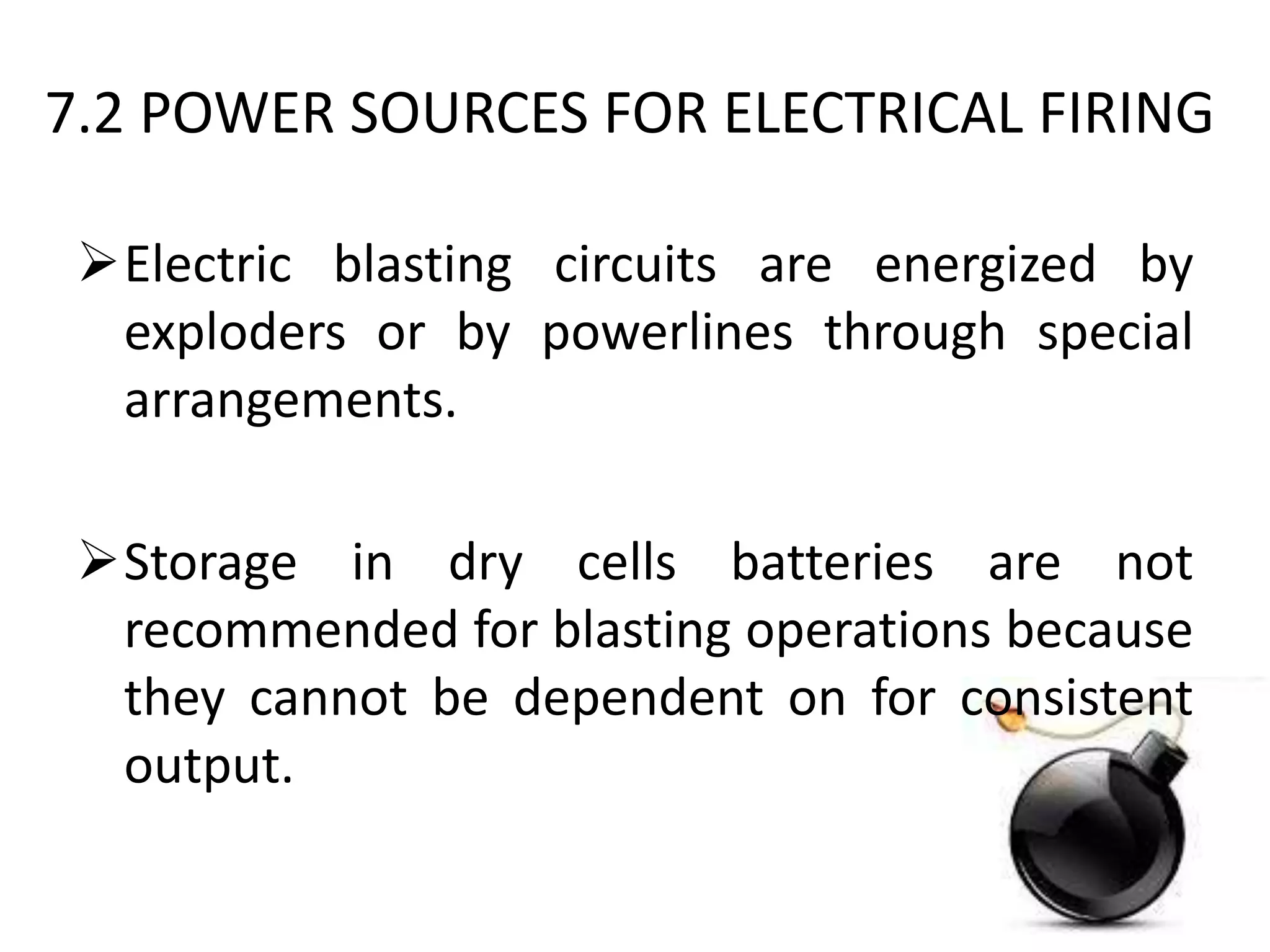 Blasting accessories (EM113) | PPTX