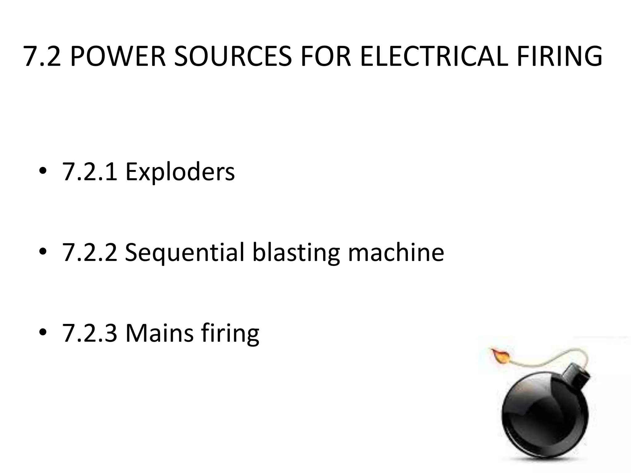 Blasting accessories (EM113) | PPTX