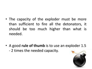 Blasting accessories (EM113) | PPTX