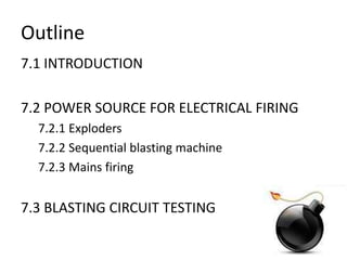 Blasting accessories (EM113) | PPTX