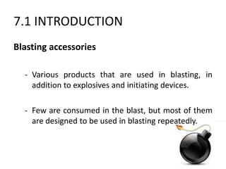Blasting accessories (EM113) | PPTX