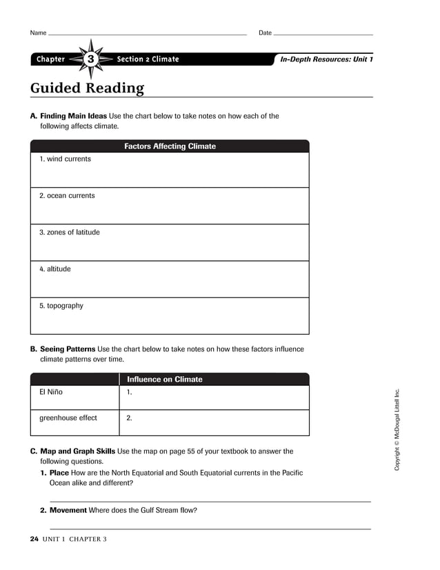 Ch. 3 section 2 worksheet | PDF