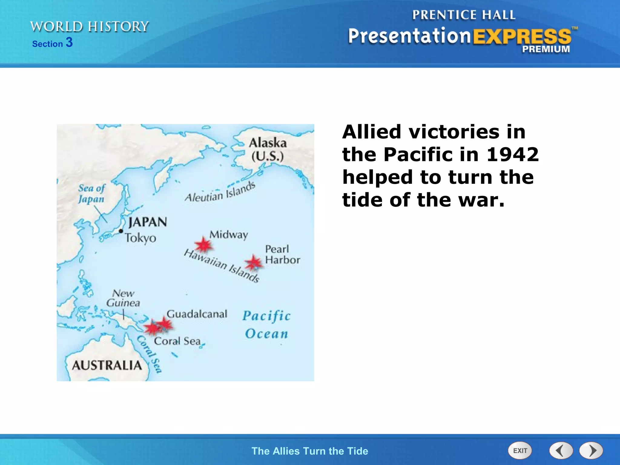 Ch. 17 section 3 the allies turn the tide | PPT