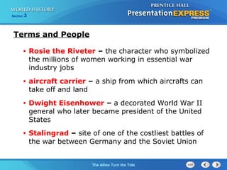 Ch. 17 section 3 the allies turn the tide | PPT