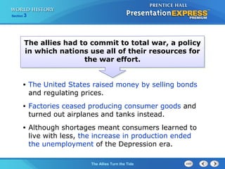 Ch. 17 section 3 the allies turn the tide | PPT