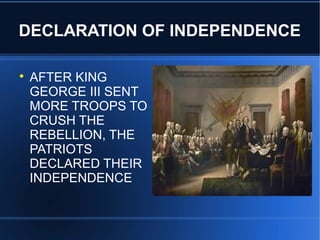 Ch.6 the war for independence begins | PPT