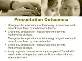 Teaching and Learning with Technology in Mathematics & Science ...
