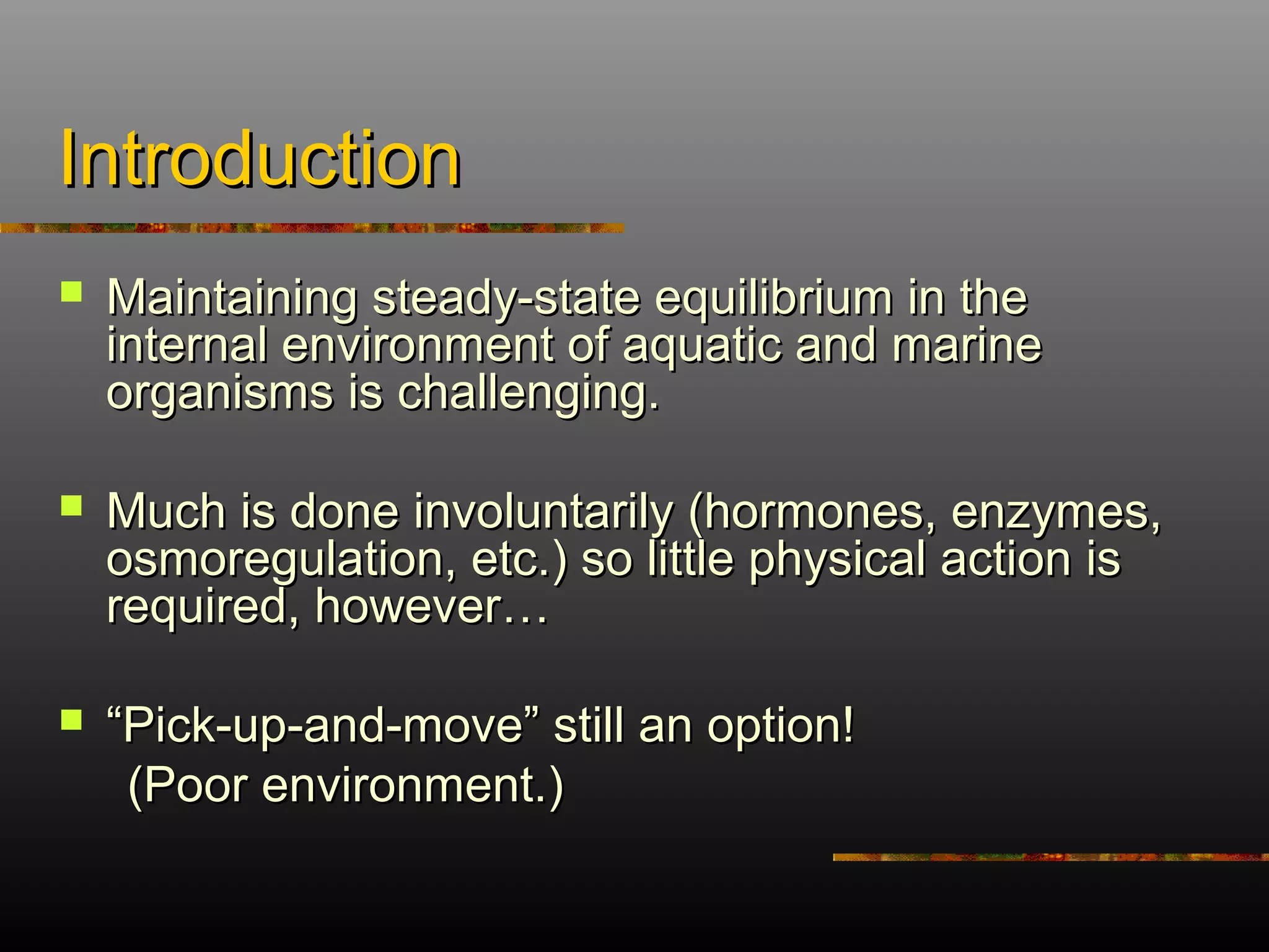 Ch. 7 (homeostasis osmoregulation, endocrine, temperature) | PPT