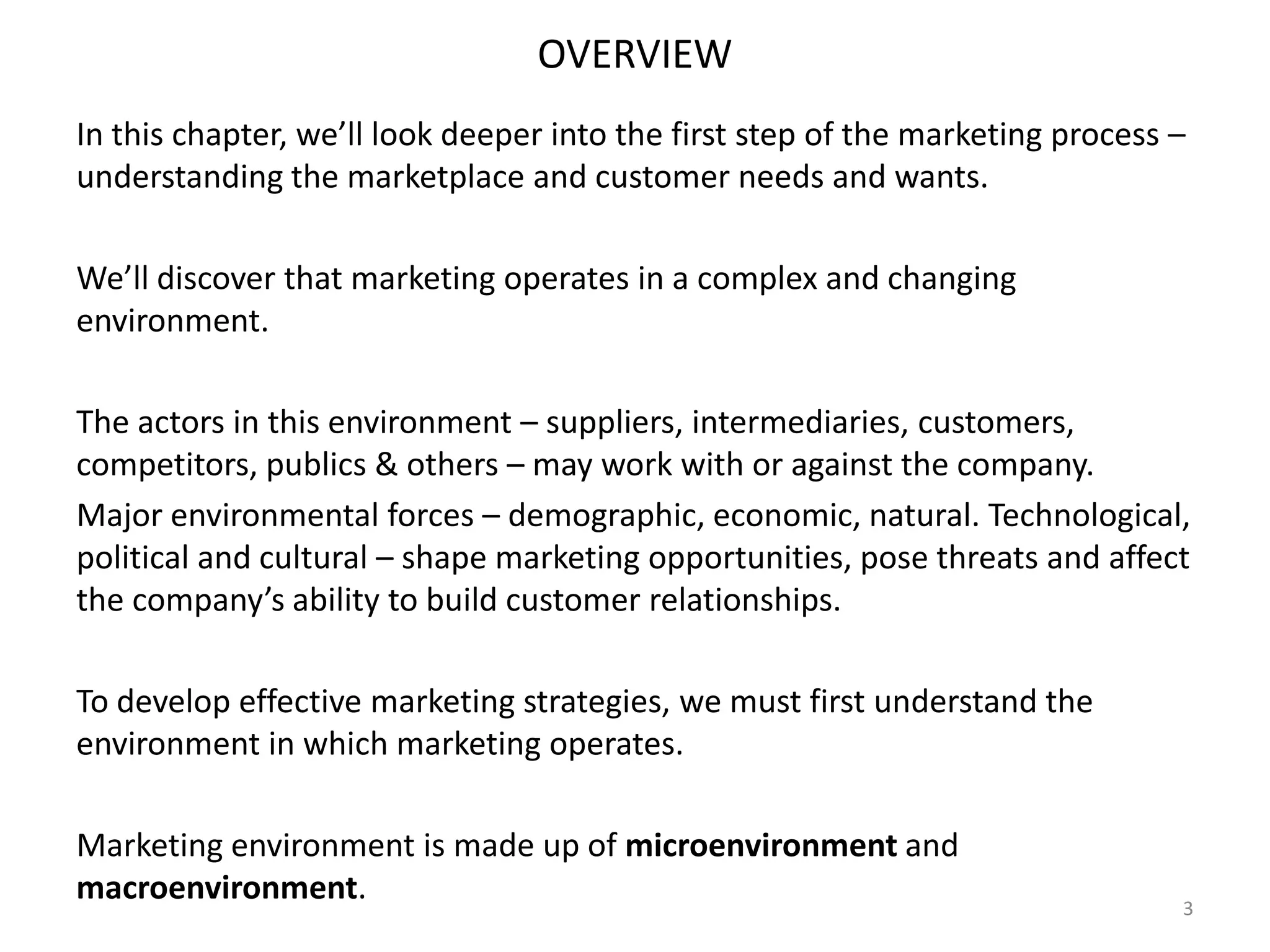 Chapter.2 Marketing Environment | PPTX