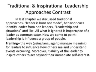 contemporary issues in leadership (Chapter No. 13 ) | PPTX