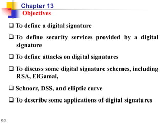 ch-13 Digital Signature FOR CNS STUDENTS | PPT