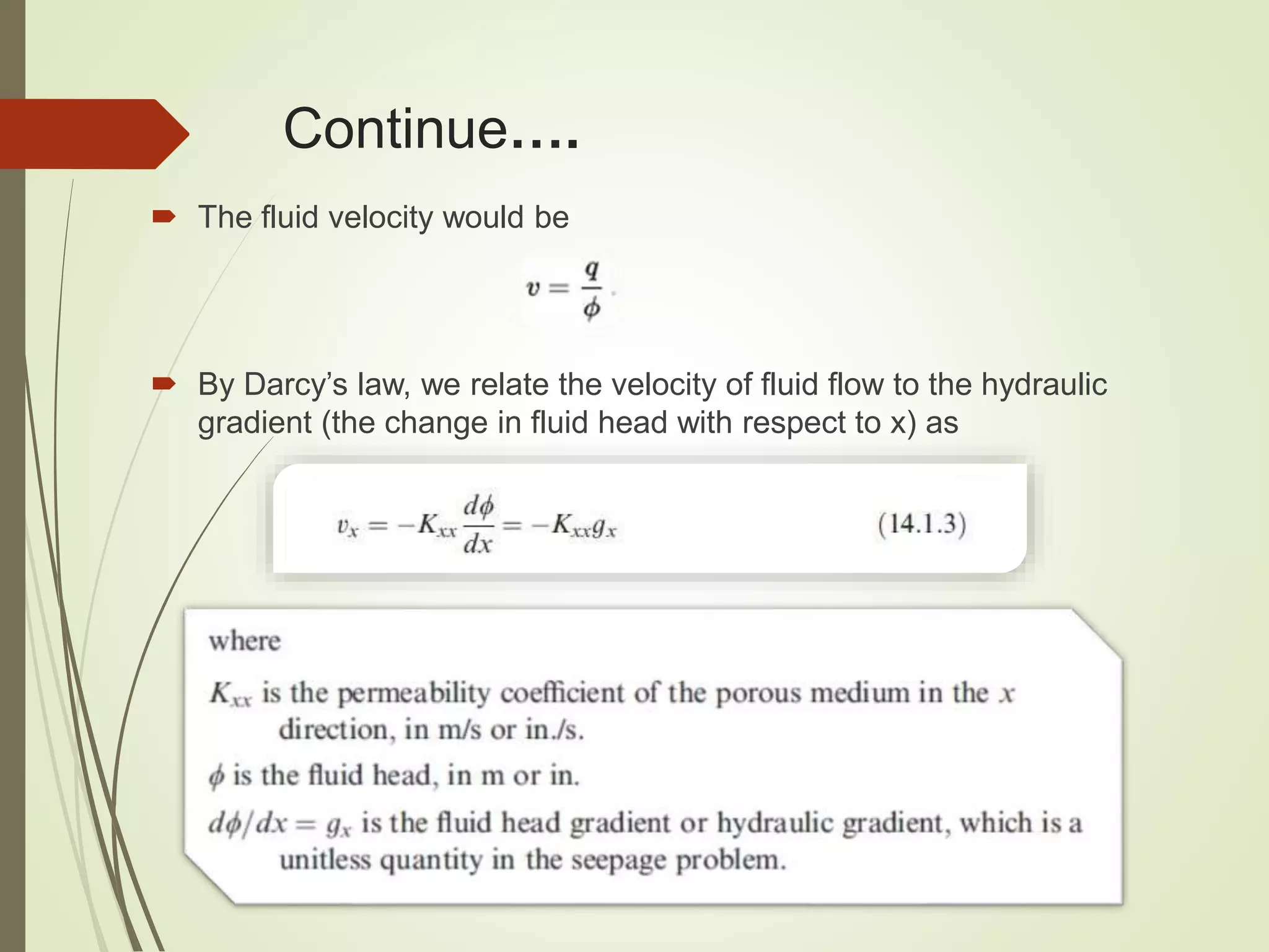 Ch 14-fluid flow through porous media | PPTX