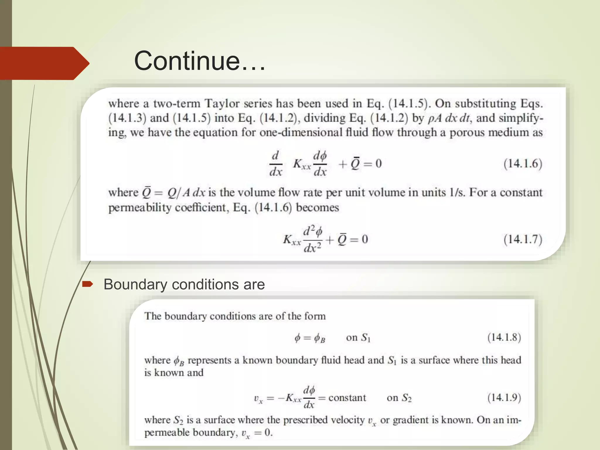 Ch 14-fluid flow through porous media | PPTX