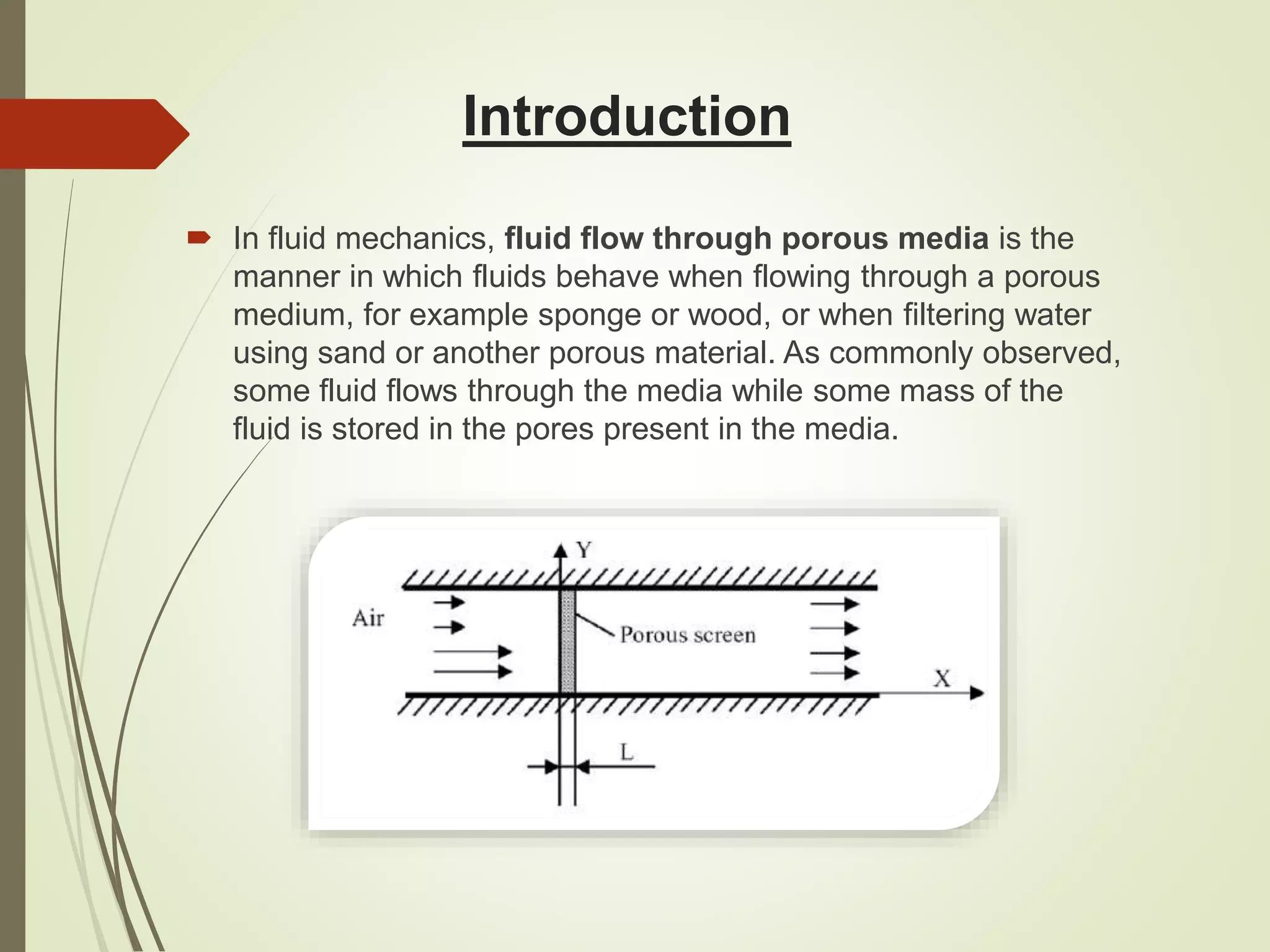 Ch 14 Fluid Flow Through Porous Media Pptx Physics Science