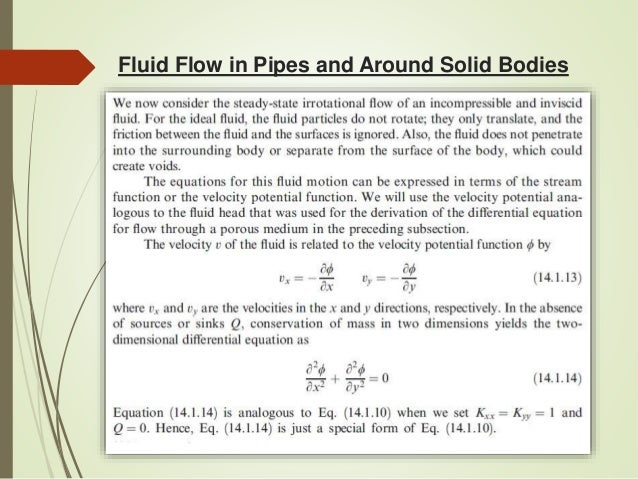 Ch 14 Fluid Flow Through Porous Media