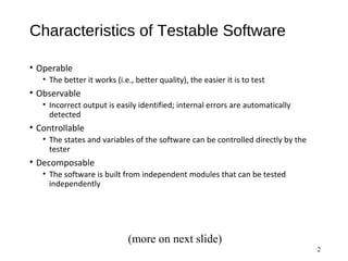 Chapter 14 software testing techniques | PPT