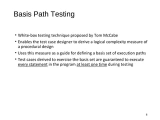 Chapter 14 software testing techniques | PPT
