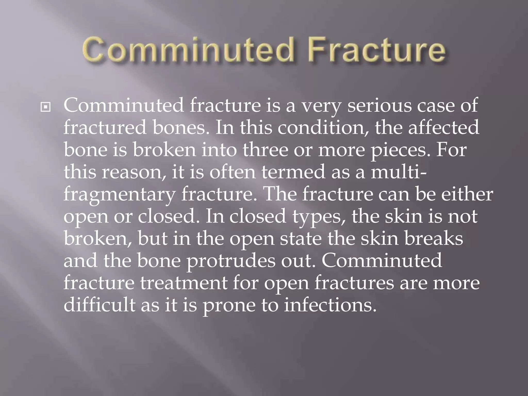 SP14 BIO120 CH4 Fractures | PPT
