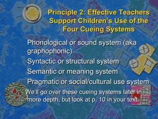 Ch. 1 becoming an effective teacher of reading | PPT