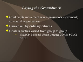 Ch.21.2--Civil Rights Strategies & Leaders | PPT
