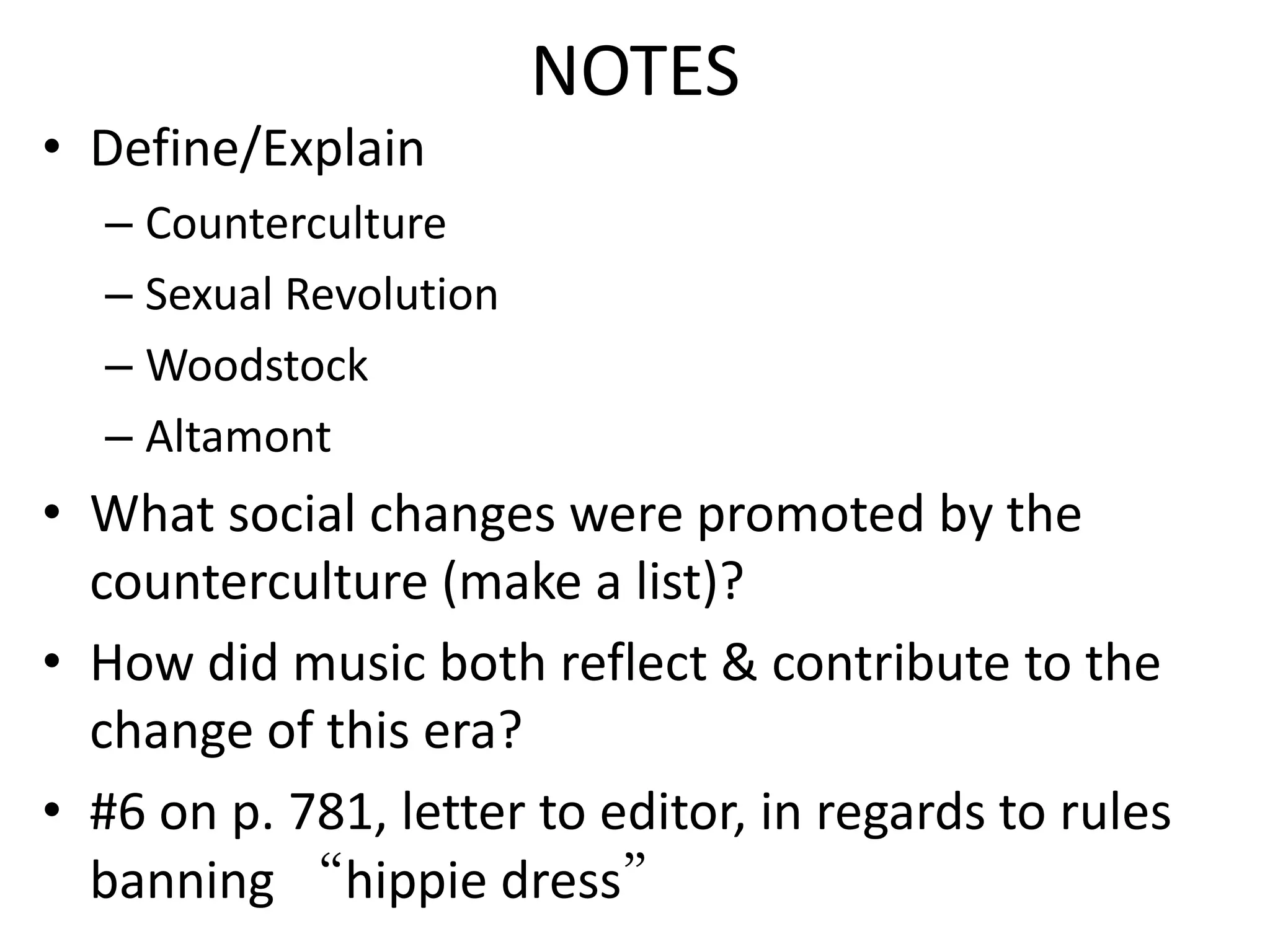 Counterculture of the 60s | PPT