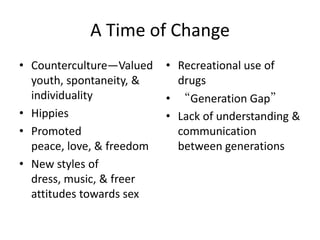 Counterculture of the 60s | PPT