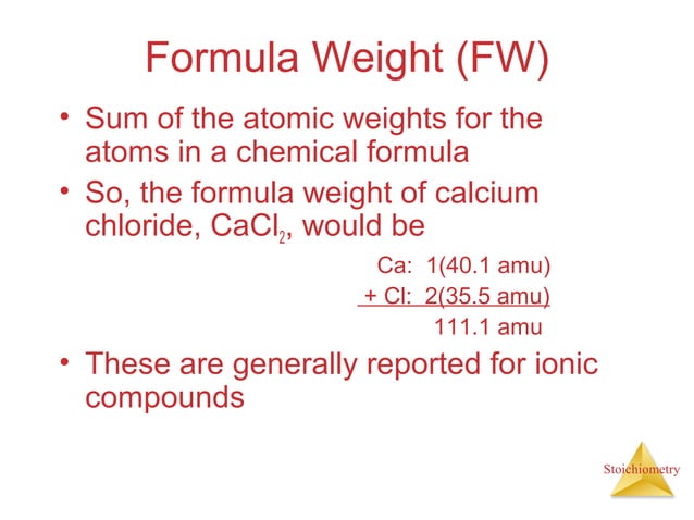 Ch. 3 stoichiometry | PPT | Chemistry | Science