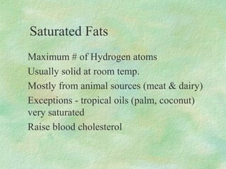 Ch. 5 fat types functions to be taught | PPT