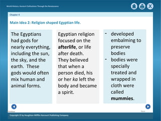 Ch.4 ancient egypt and kush | PPT