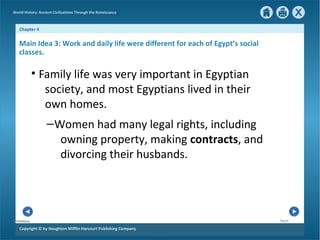 Ch.4 ancient egypt and kush | PPT