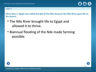 Ch.4 ancient egypt and kush | PPT