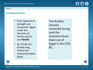 Ch.4 ancient egypt and kush | PPT
