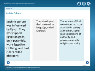 Ch.4 ancient egypt and kush | PPT