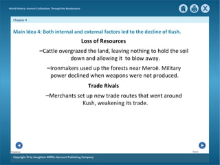 Ch.4 ancient egypt and kush | PPT