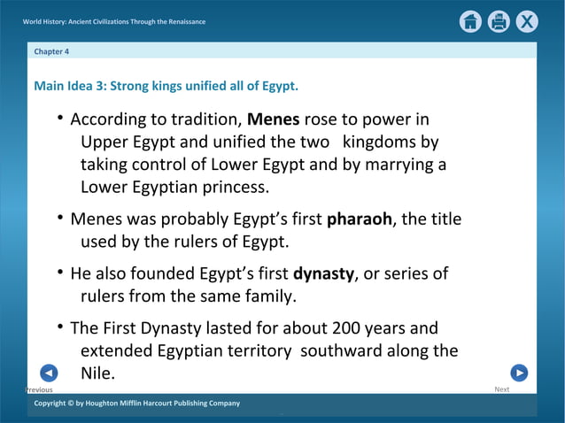 Ch.4 ancient egypt and kush | PPT