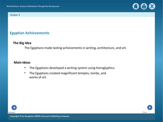 Ch.4 ancient egypt and kush | PPT