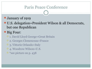 Wilson's Postwar Plan | PPT